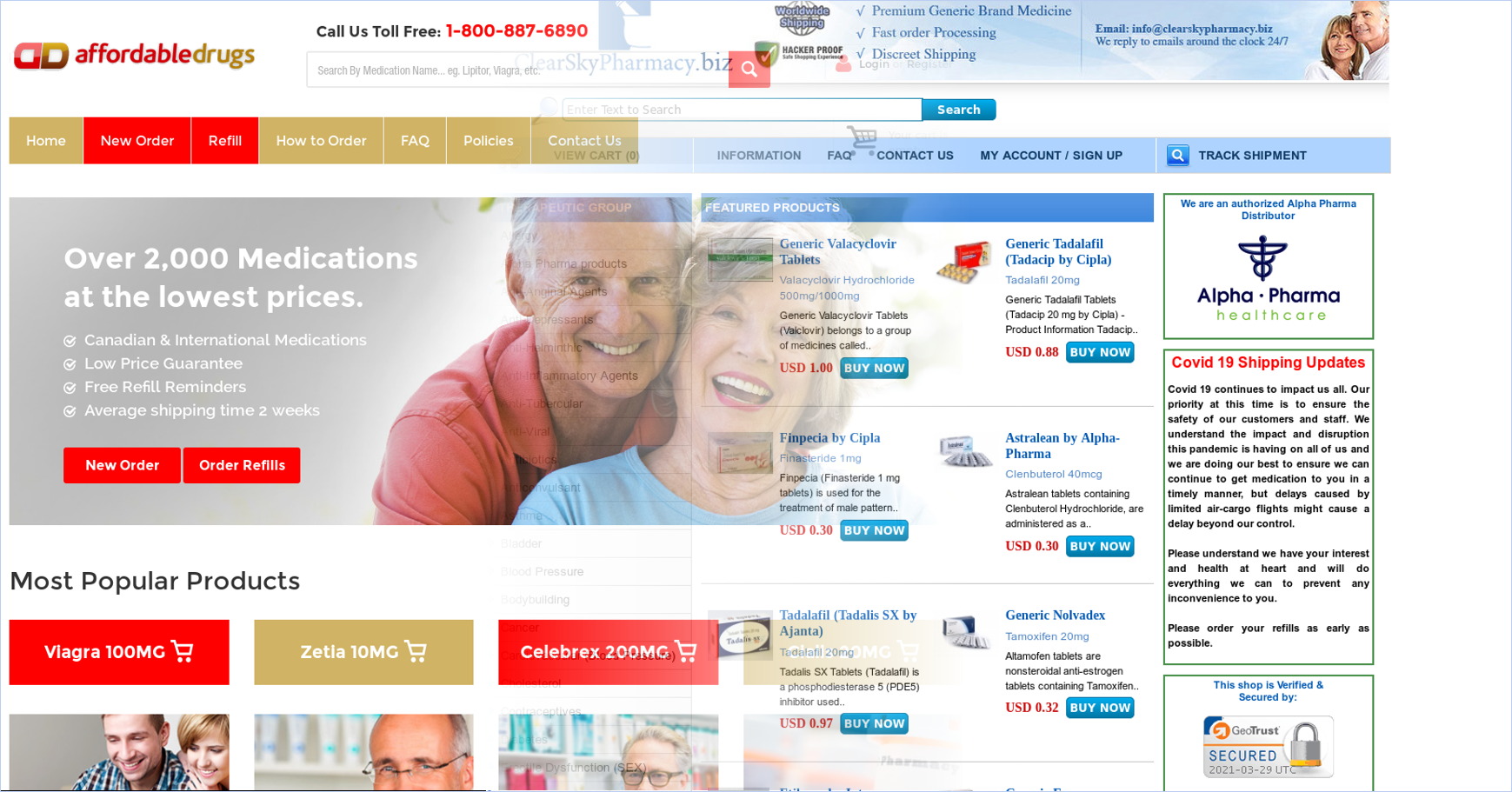 Planet Drug Direct Review - A Rogue Online Pharmacy With A Rare ...